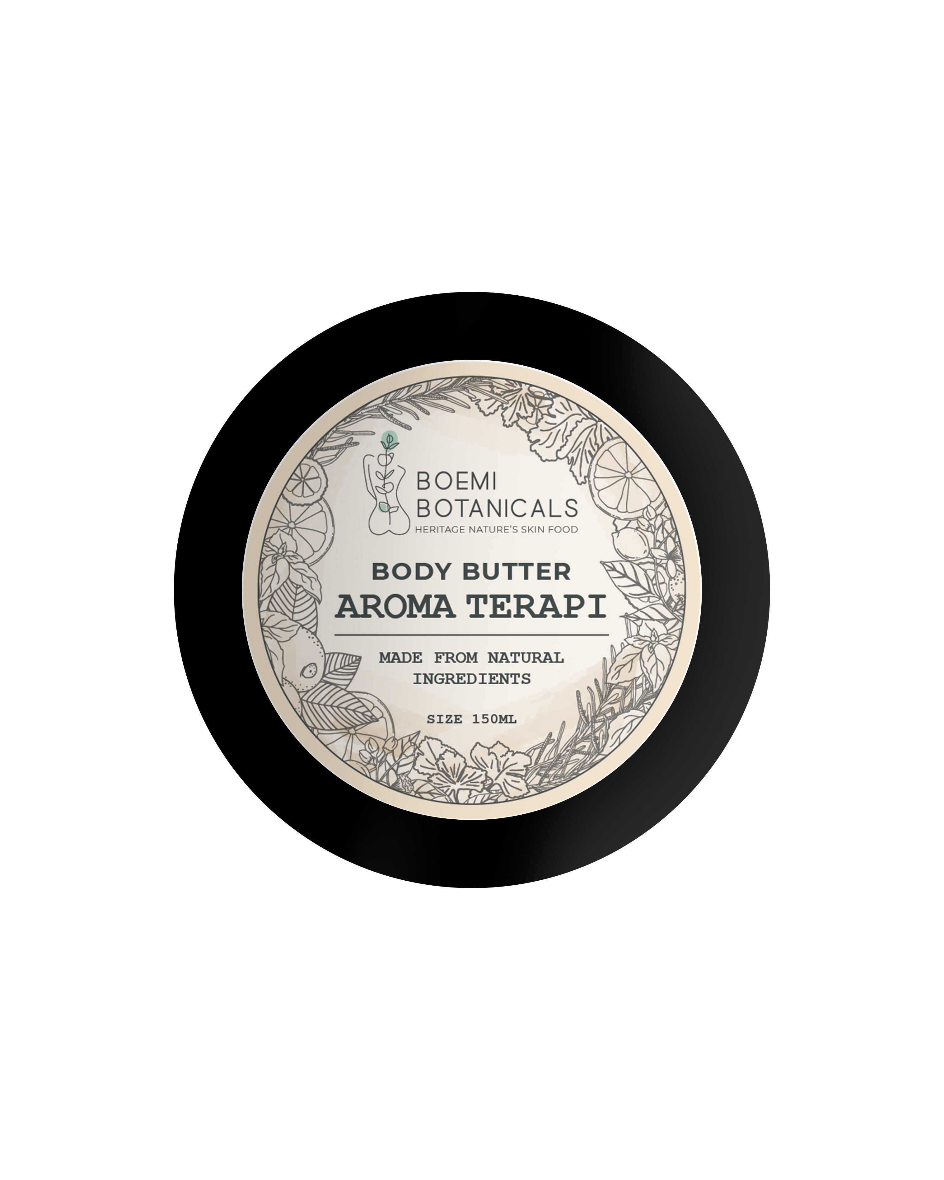 BOEMI BOTANICALS ULTRA MOISTURIZING BODY BUTTER NATURAL AROMA TERAPI ...